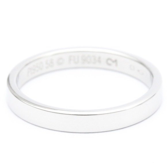 Cartier | Jewelry | Cartier Engraved Ring Platinum 95 | Poshmark